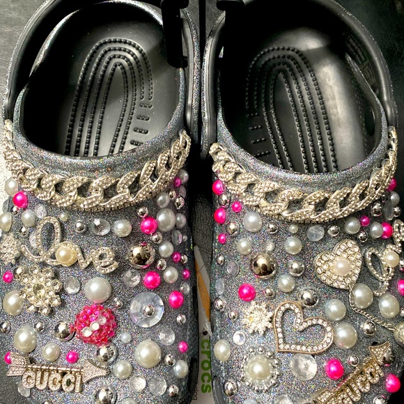 CROCS | Shoes | Crocs Blinged Out Shimmer | Poshmark